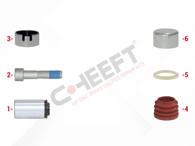 Caliper Guide & Seals Repair Kit