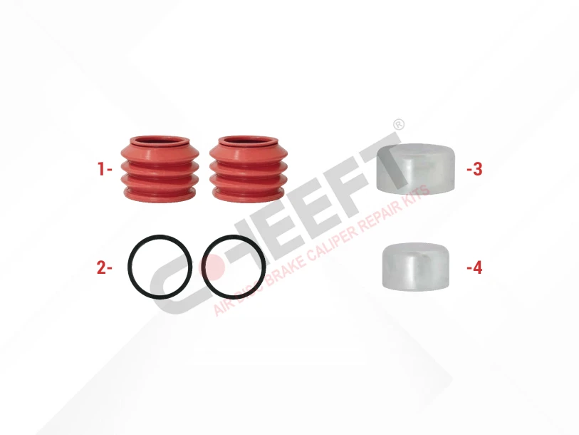 Caliper Guides & Seals Repair Set